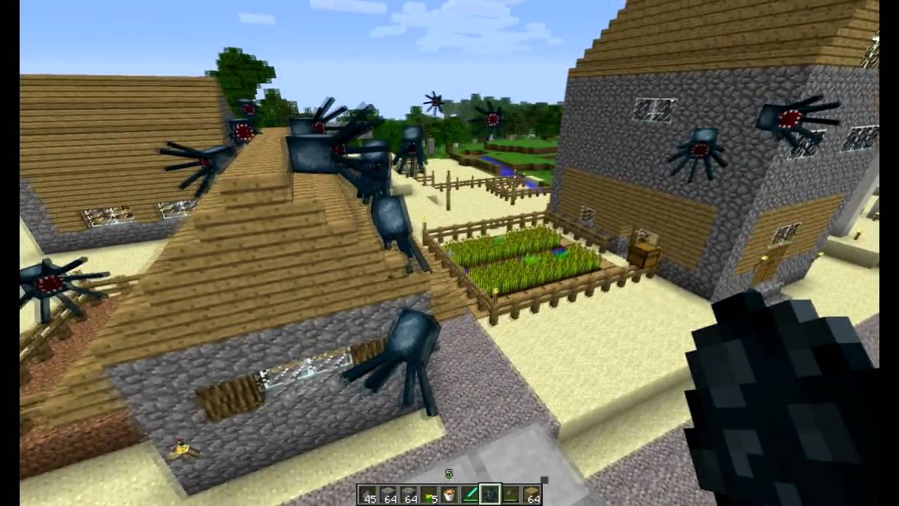 Minecraft: Insane Flying Squid Glitch 1.1 - YouTube