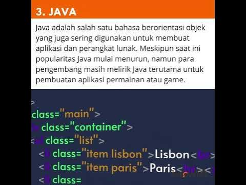 10 Bahasa Pemrograman Paling Populer di Kalangan Programmer Tahun 2021 ...