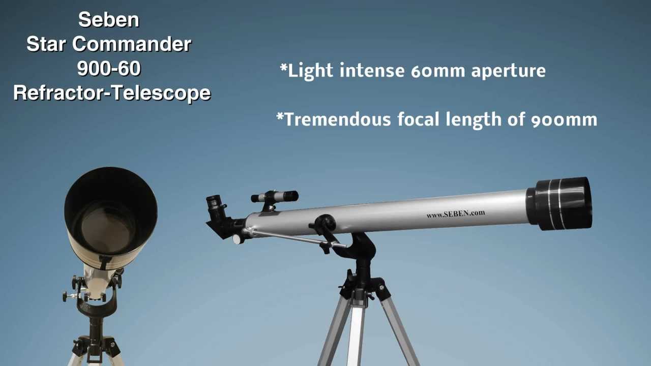 Seben Star Commander 900-60 Refractor Telescope - YouTube