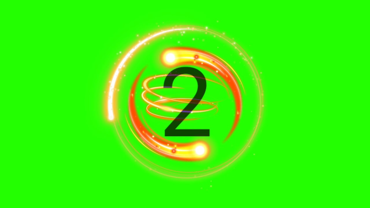 5 Second timer green screen countdown timer 5 second time off best ...