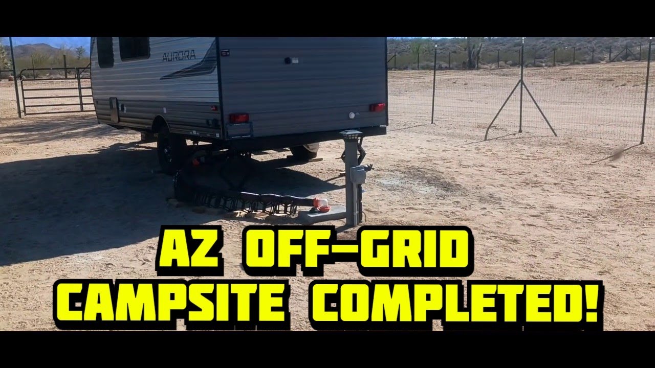 Completing My Off grid Campsite ! - YouTube