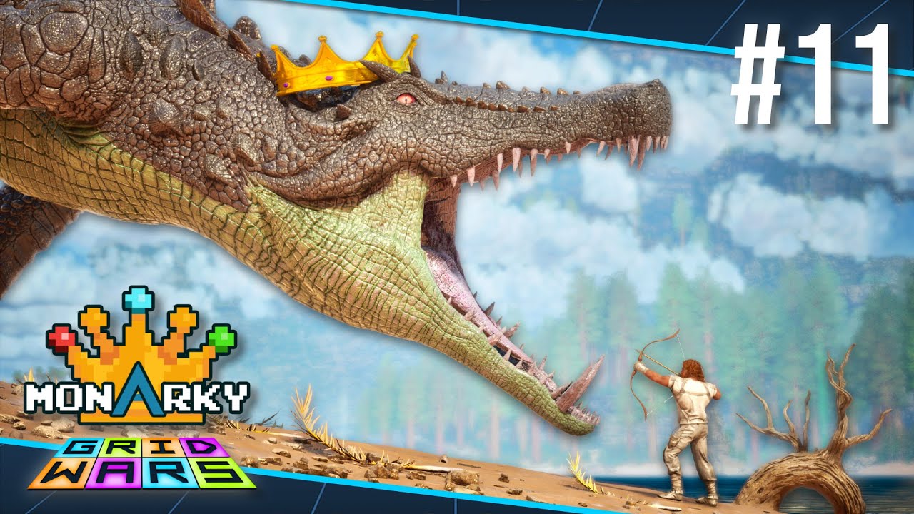 Trapped on an Island with a Giant Kaprosuchus! | ARK: Survival Ascended ...