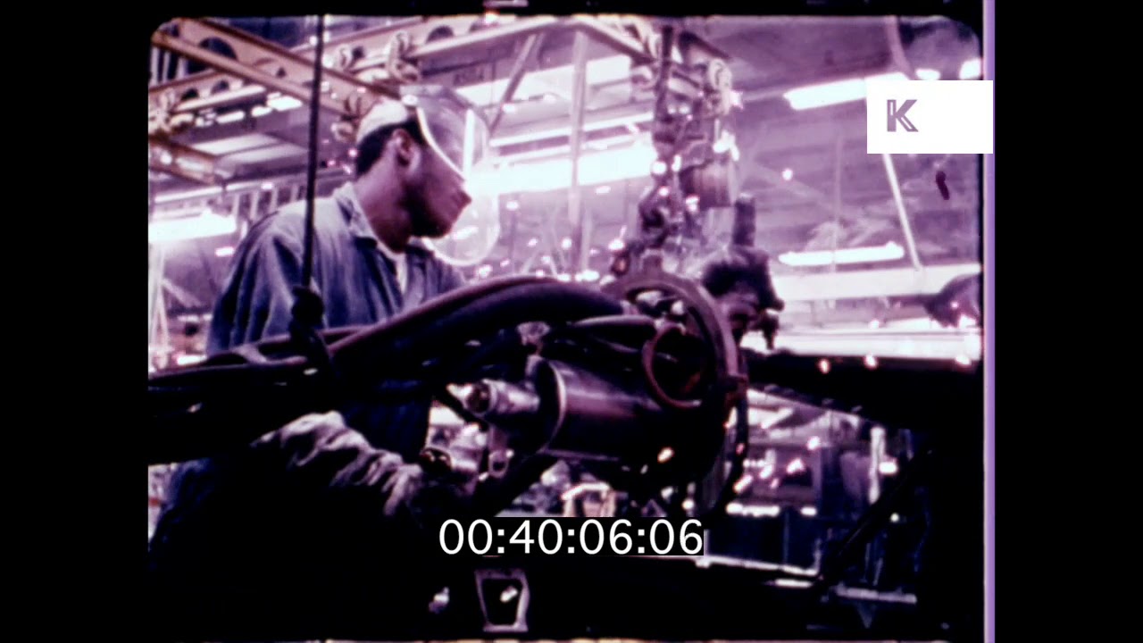 1960s, 1970s USA, Car Production and Manufacturing, 16mm - YouTube
