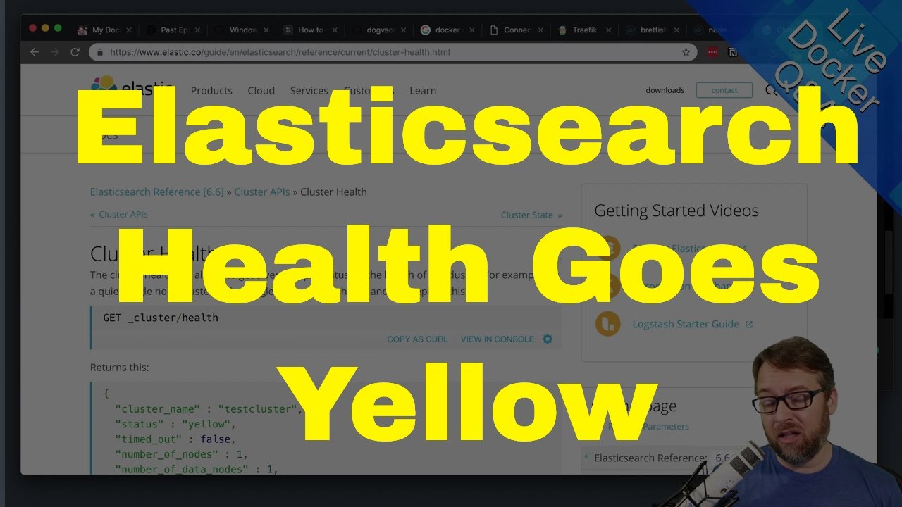 Elasticsearch Local Development Shows Yellow Health Status Youtube