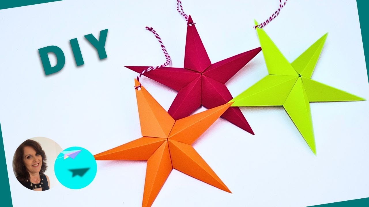 DIY | Como Fazer Estrela de Origami de Papel | Natal - YouTube