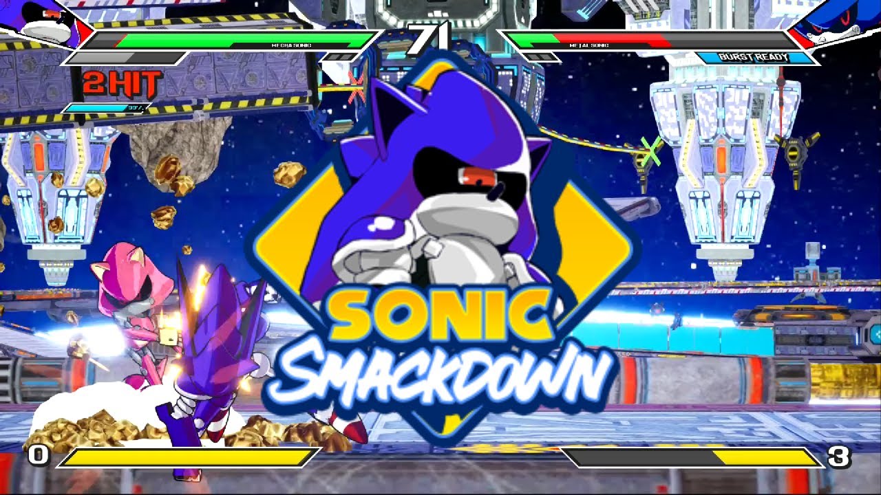 MECHA SONIC vs METAL SONIC (Request) Hardest Difficulty! Sonic Smackdown (PC) - YouTube