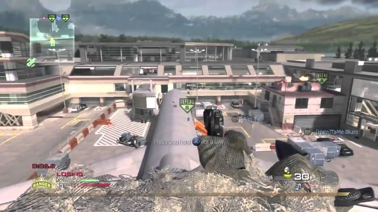 Most insane plane trick shot in MW2 - YouTube