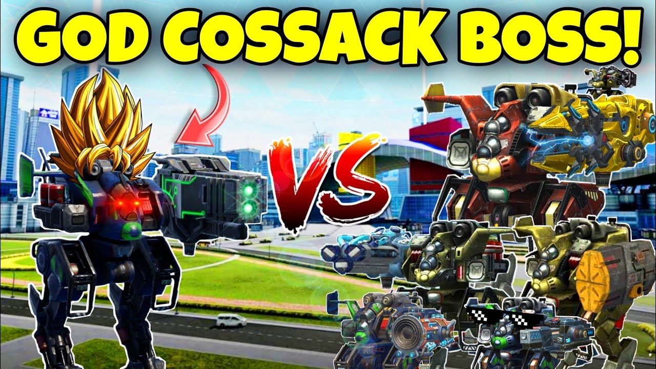 🔥 1VS6 GOD COSSACK VS 30 COSSACKS ARMY! BOSS FIGHT || WAR ROBOTS WR ...