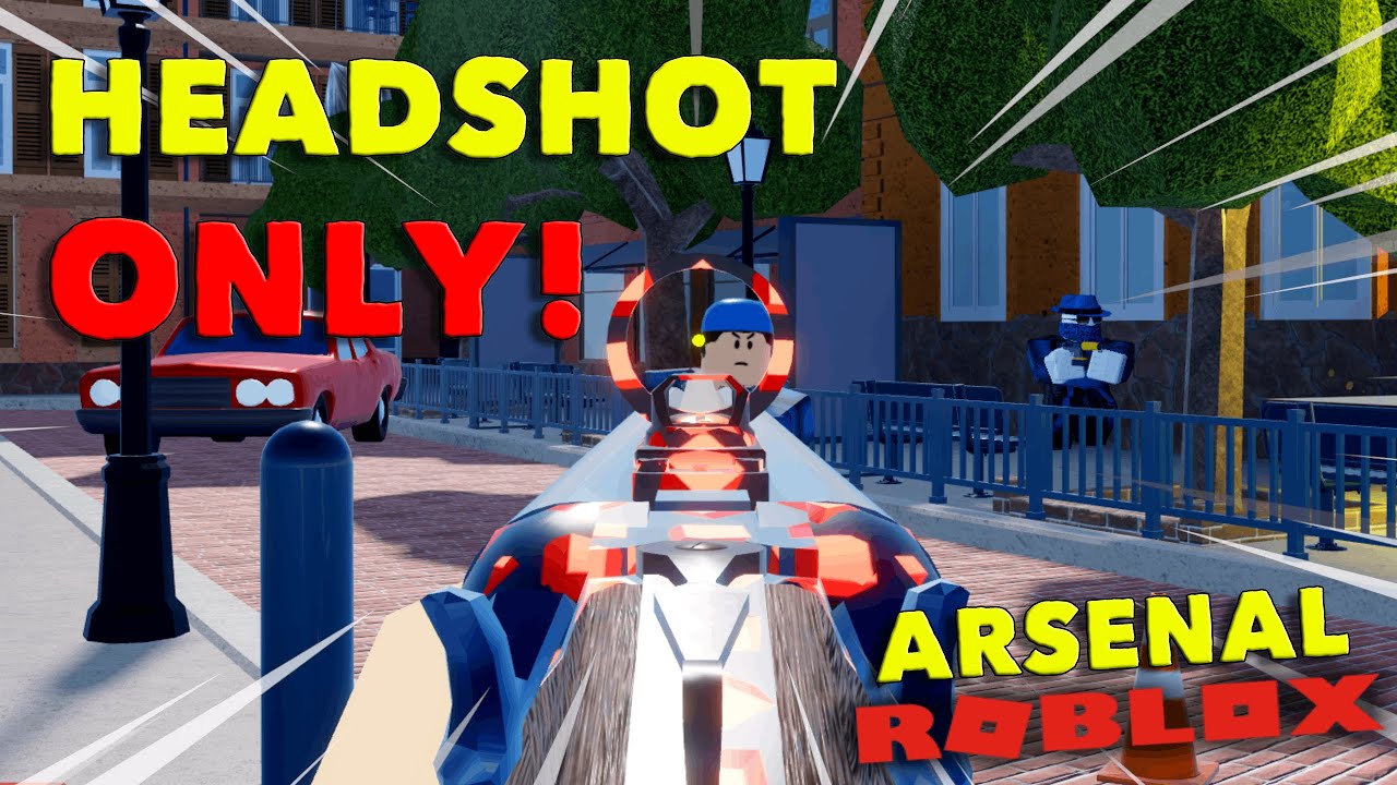 Headshot Only Challenge On Arsenal Roblox Youtube