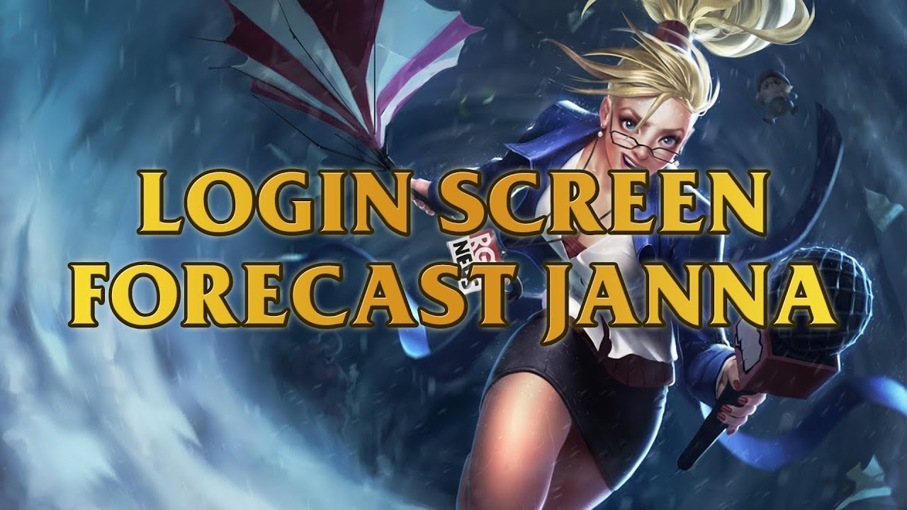 Forecast Janna Login Screen With Music And Animation - YouTube