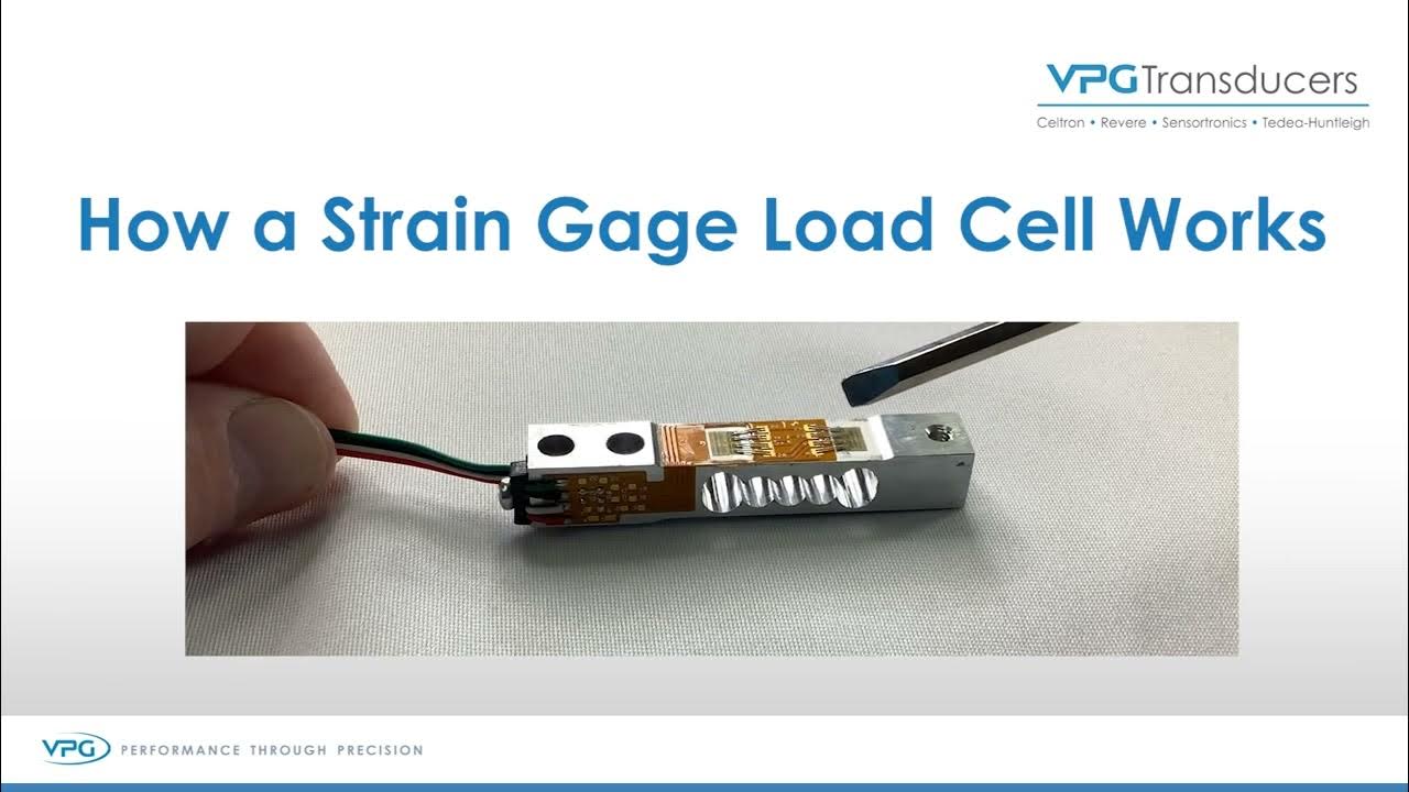 How a Strain Gage Load Cell Works? - YouTube