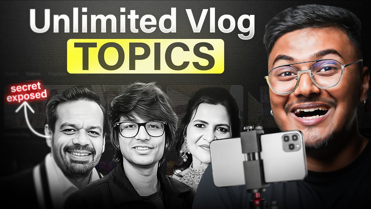 Daily Vlogs के लिए Unlimited Topics कहा से लाये (2026) | How to Find ...