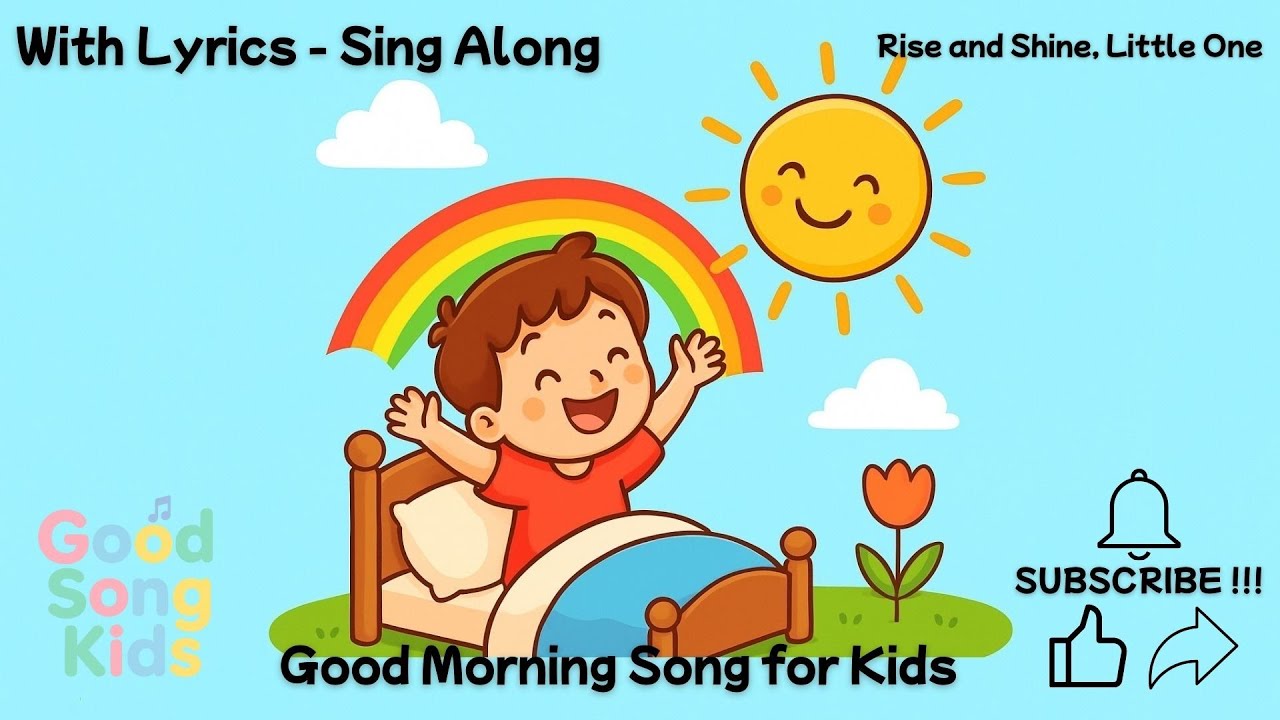 Rise and Shine, Little One | Good Morning Song for Kids | Good Song ...