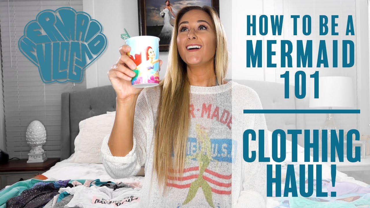 HOW TO BE A MERMAID 101 : CLOTHING HAUL - YouTube