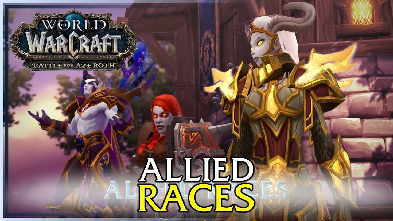 Allied Races : The Upcoming Races of Warcraft (BlizzCon 2017) - YouTube