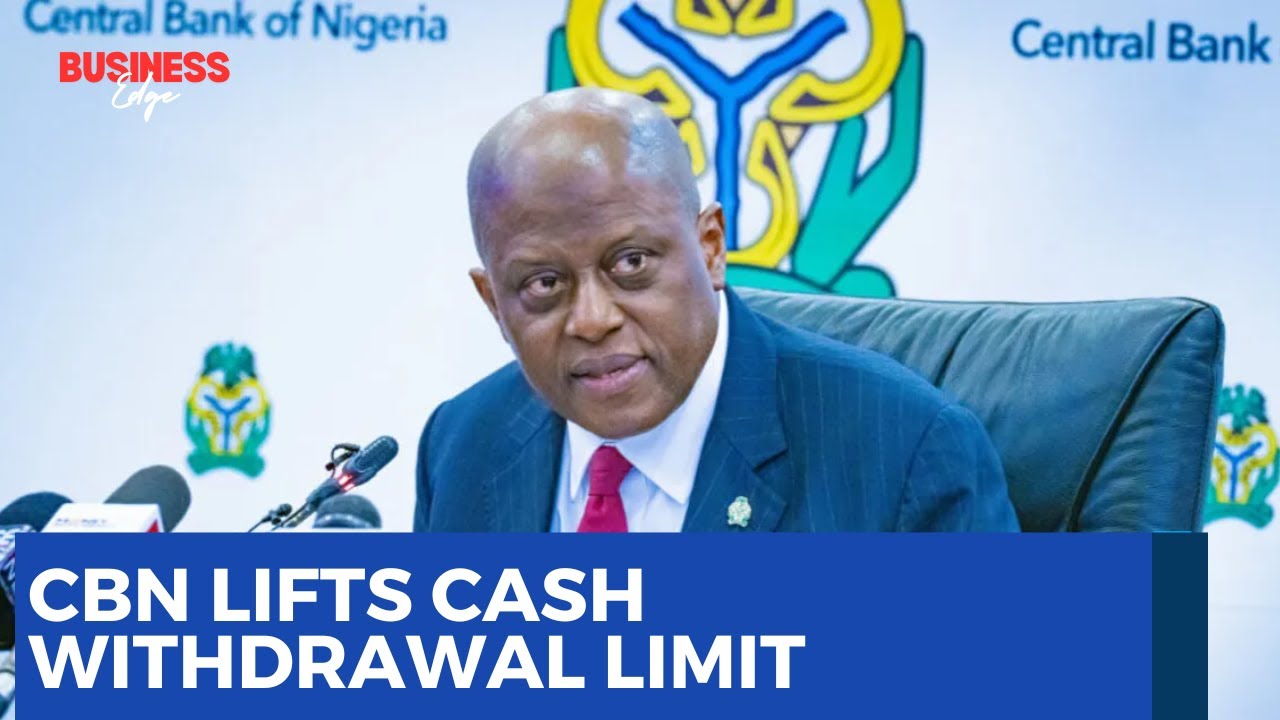 CBN to Raise Cash Withdrawal Limit to N500,000 From January 2026 - YouTube