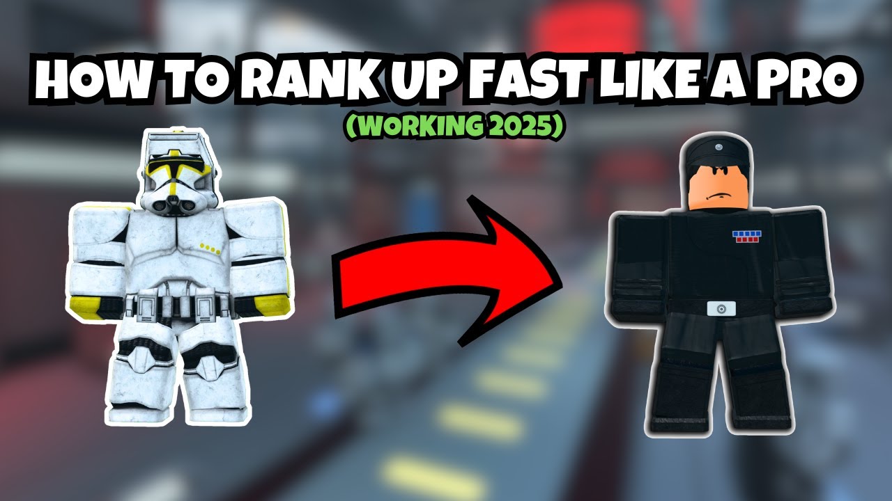 Roblox GAR: How to Rank Up FAST Like a Pro! 🚀 | Roblox Star Wars - YouTube