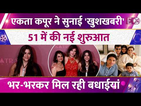 Ekta Kapoor announces good news at 51, Kapoor family celebrates, receives a flood of congratulations