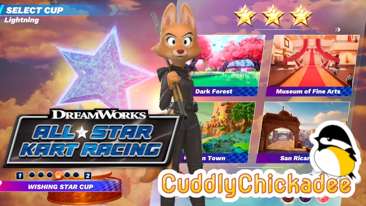 DreamWorks All-Star Kart Racing: Guide to 3-Star Wishing Star Cup at ...