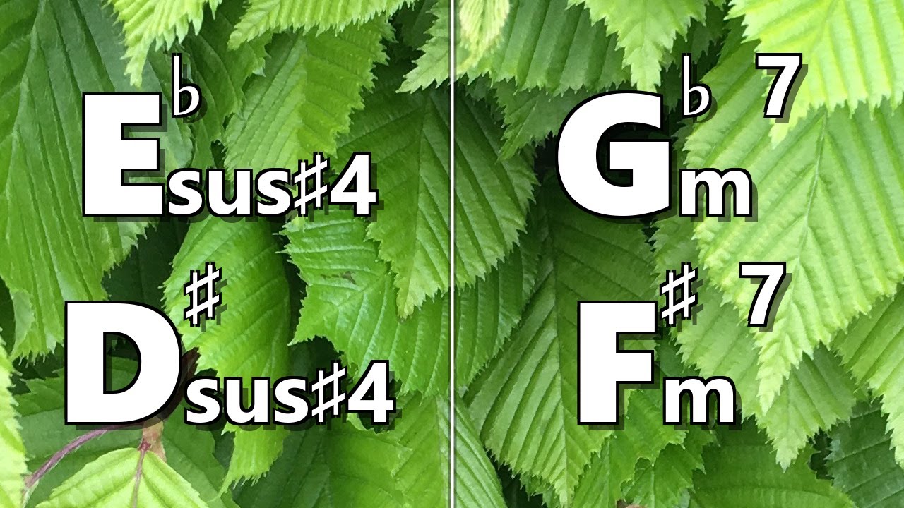 Ebsus #4 (D#sus #4) to Gbm7 (F#m7) Backing Track - YouTube