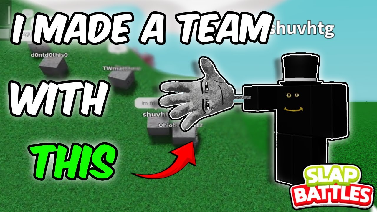 I used sbeve glove and make a rock army | Slap Battles - YouTube