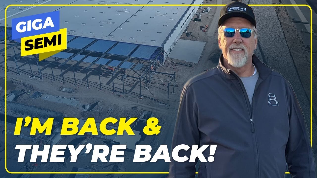 Tesla Giga Semi - They're Back! - YouTube