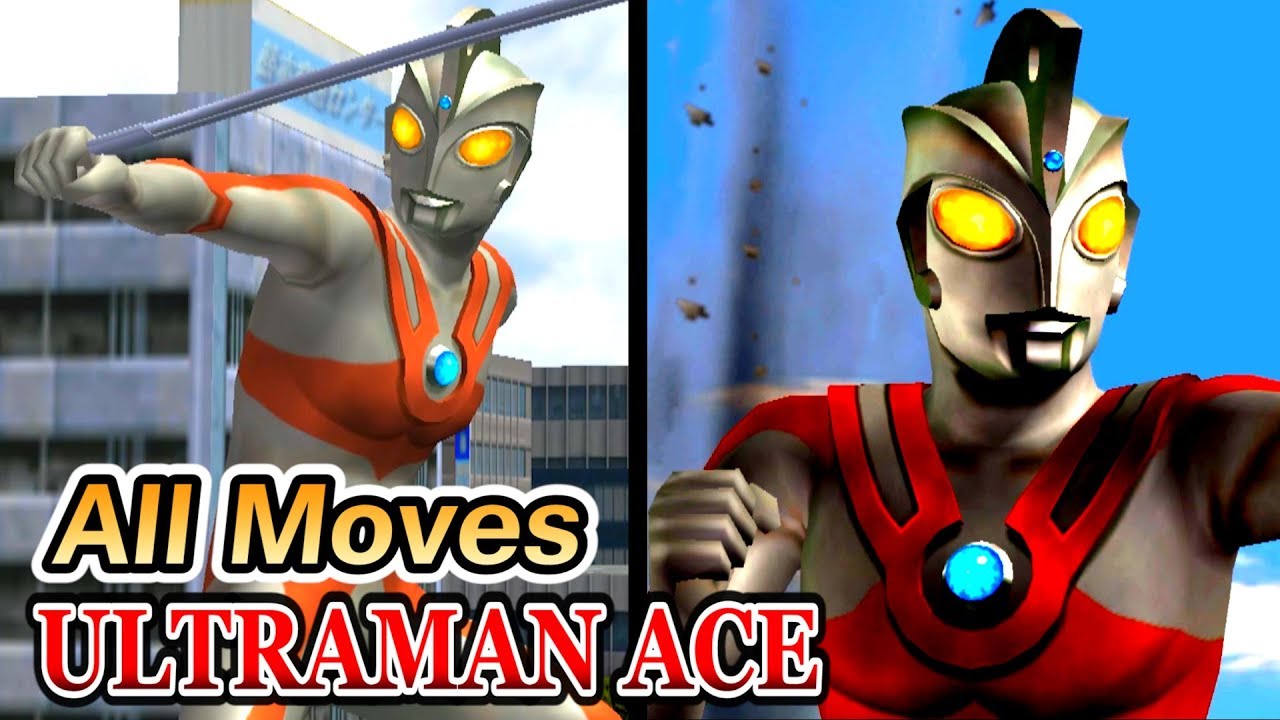 Ultraman FE3 - ULTRAMAN ACE - All Moves ( 1080p HD 60fps ) - YouTube