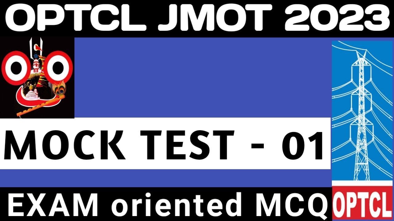 OPTCL JMOT 2023 || OPTCL JMOT IMPORTANT MCQ MOCK TEST || PART-01 - YouTube