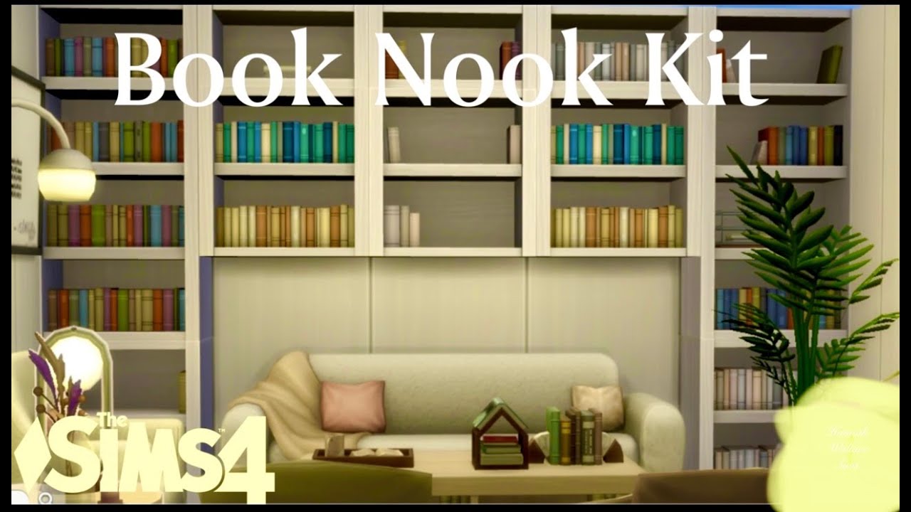 Decorating/ Building With Only The Sims 4 Book Nook Kit & Base Game ...