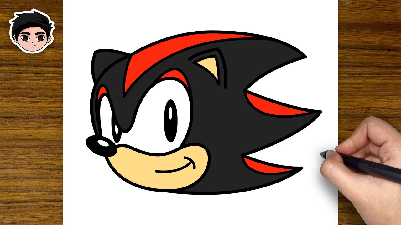 How To Draw SHADOW (Sonic) - Step By Step Easy For Beginners - YouTube