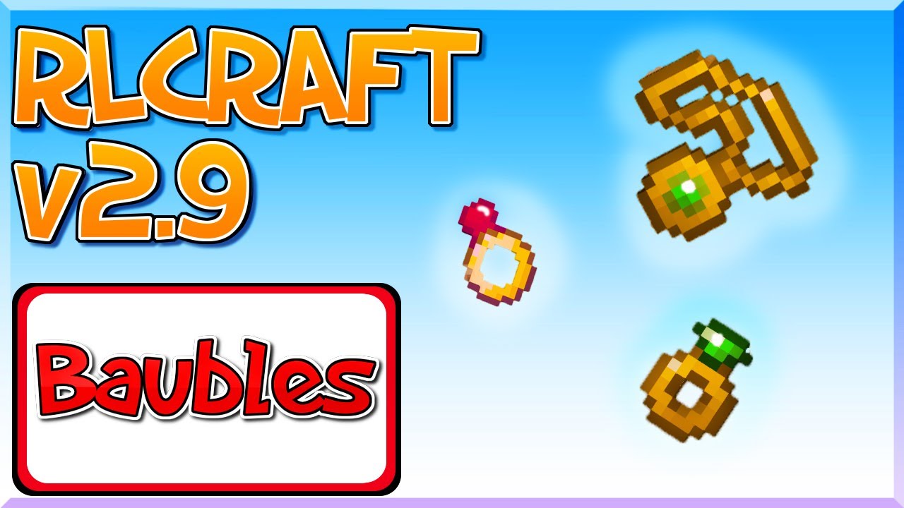 RLcraft 2.9: HOW TO Baubles, - YouTube