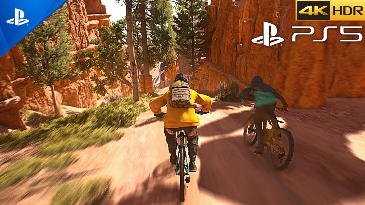 4K HDR PS5 Rider republic Craziest extreme sports Bicycle game - YouTube