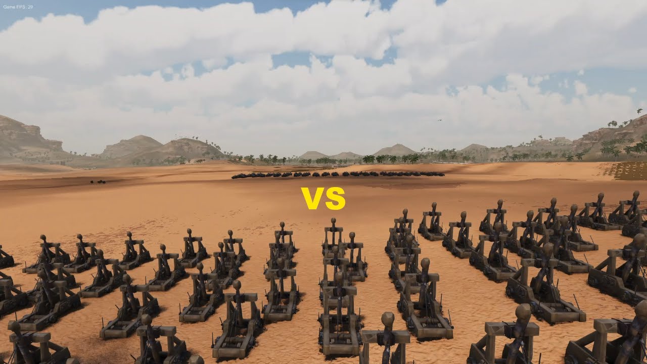 100 Tanks VS 2,000 Catapults | Ultimate Epic Battle Simulator 2 - YouTube