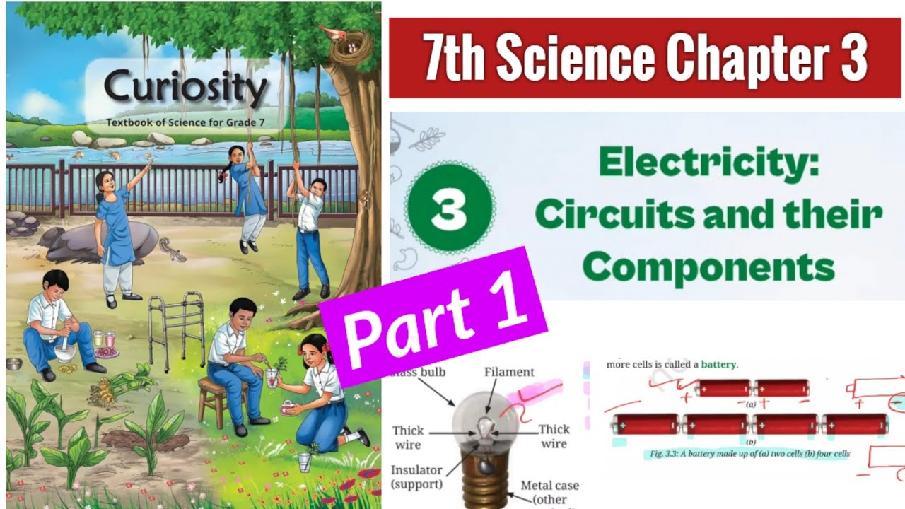 Part 1 Class 7 Science | Curiosity | Chapter 3 Electricity Circuits and ...