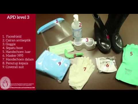 Pemasangan APD Level 3 - YouTube