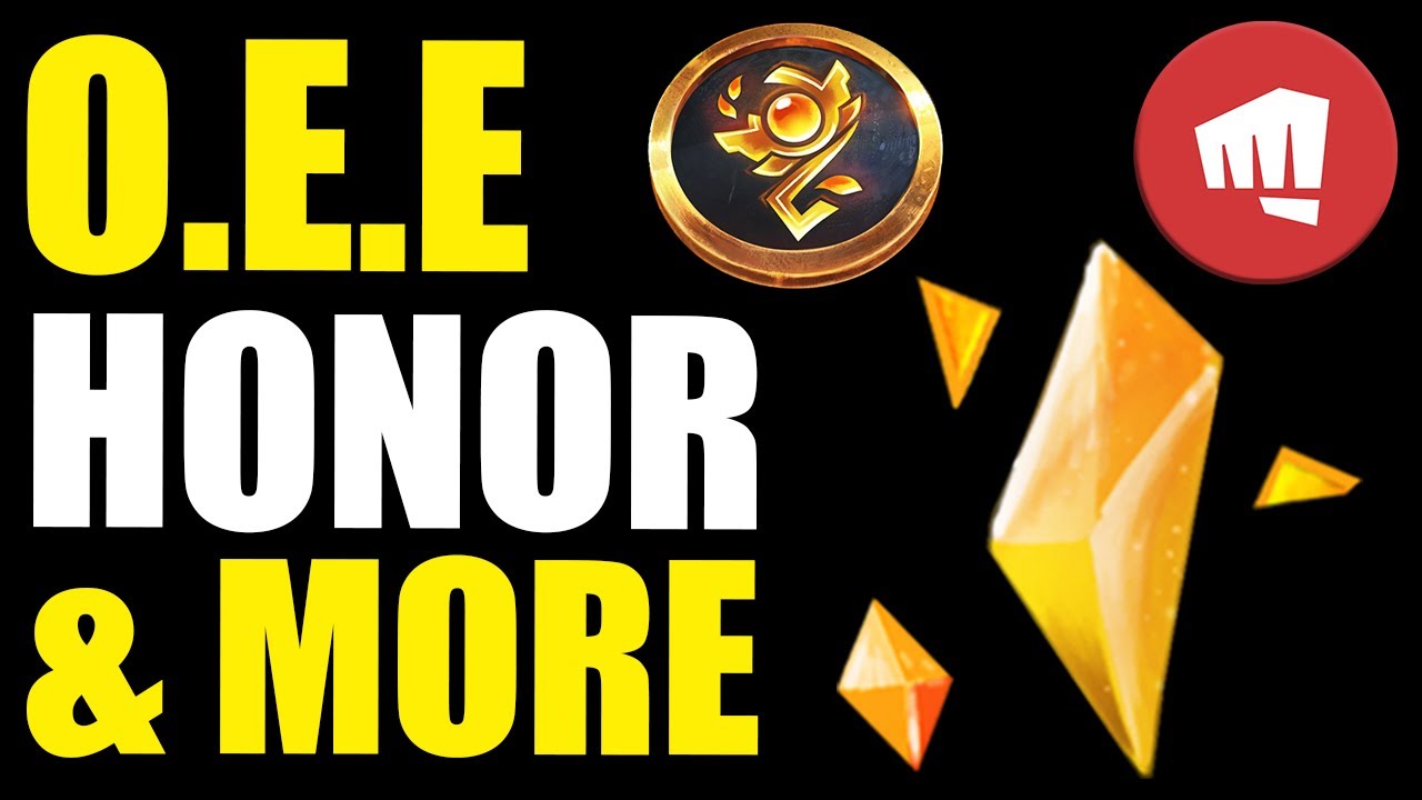 Riot on O.E. shop, honor token, watch rewards, ranked skins & more ...