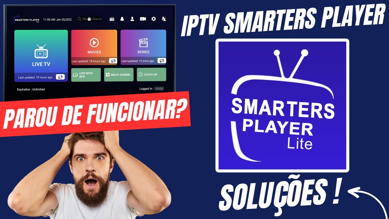 IPTV SMARTERS PRO PAROU DE FUNCIONAR 2024 (SOLUÇÃO PARA SMART LG) - YouTube