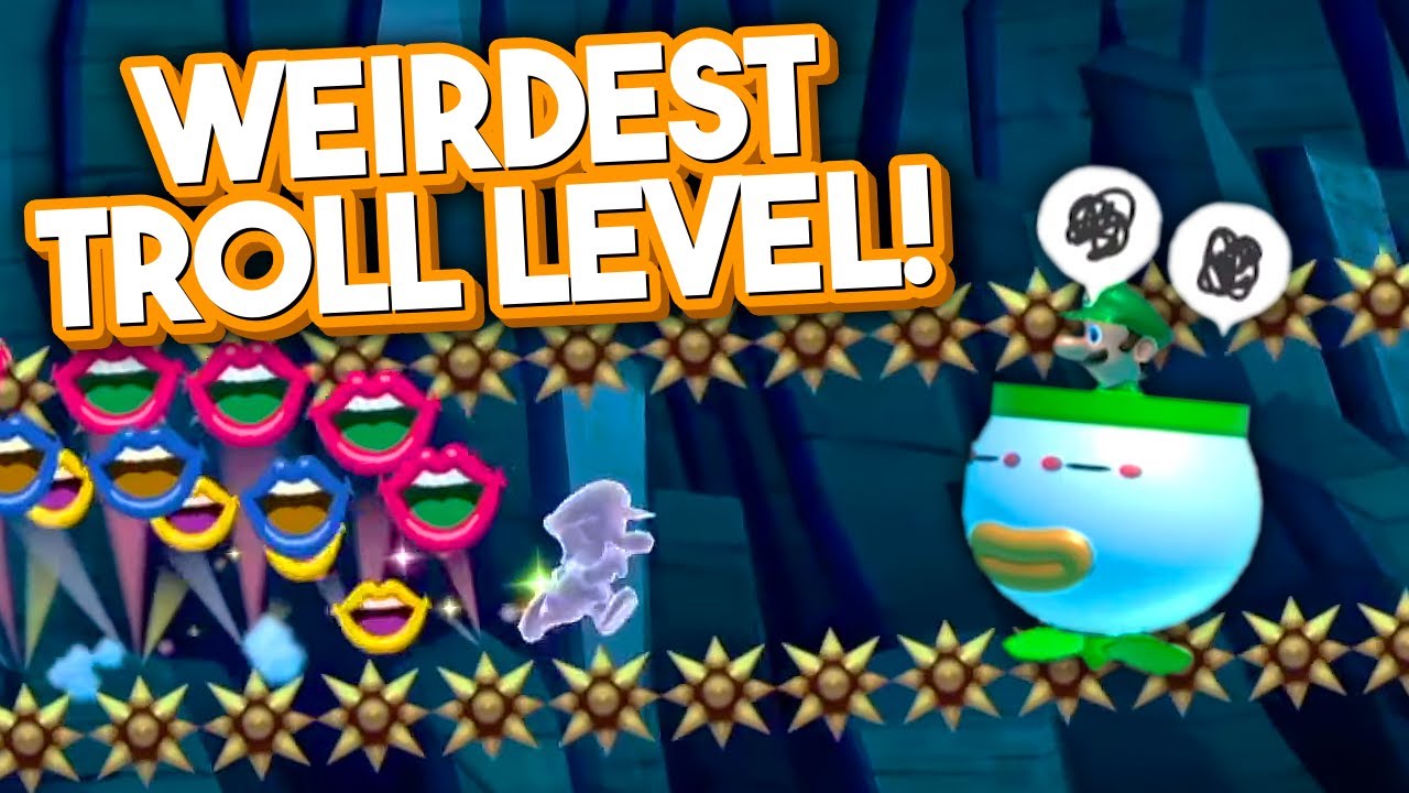 This TROLL Level Has the CRAZIEST Solution (Super Mario Maker 2) - YouTube