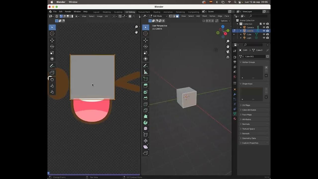 Animación de caras en blender - YouTube