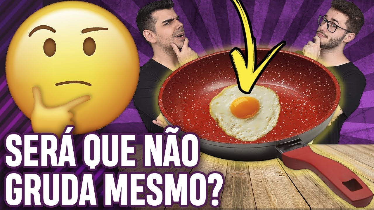 TESTANDO FRIGIDEIRA ANTIADERENTE SEM OLEO IGUAL A PANELA DA POLISHOP ...