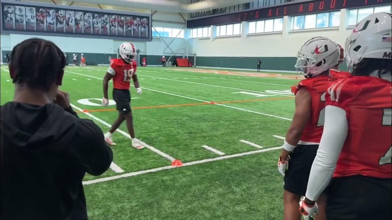 Miami Hurricanes Db Drills March 6 Youtube