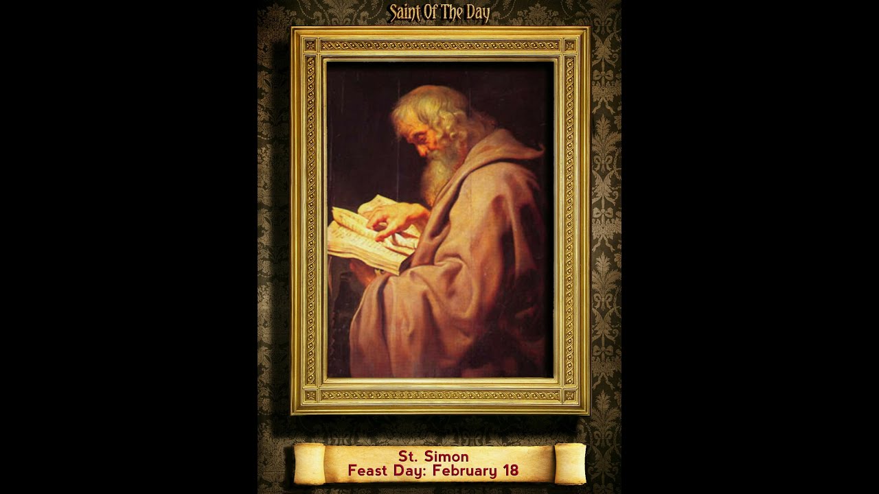 Saint of the Day — February 18 — Saint Simon#saintoftheday - YouTube