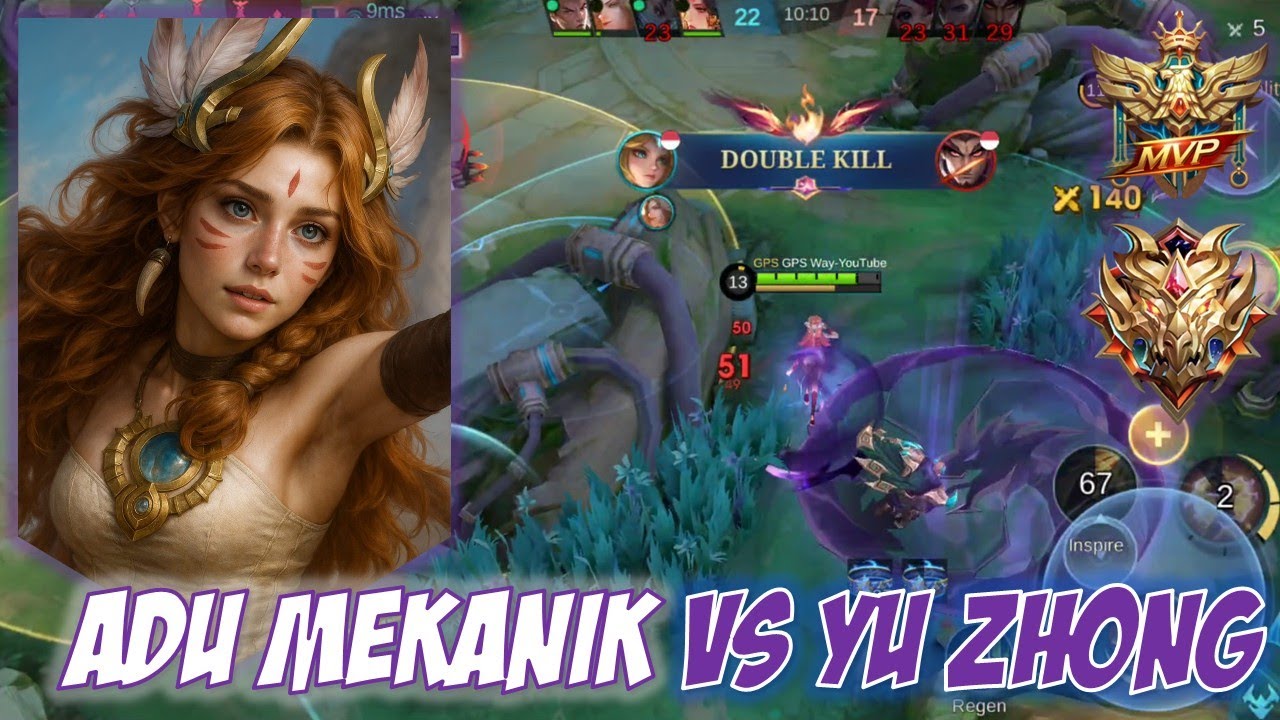 GAMEPLAY KERAS ADU MEKANIK EXP LANE TOP EDITH MELAWAN TOP GLOBAL YU ...