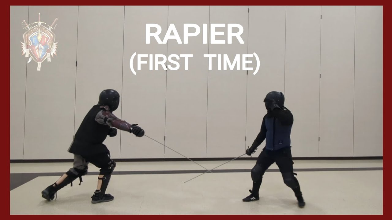 HEMA - David vs. Tanner - Sparring with Rapier for the First Time ...