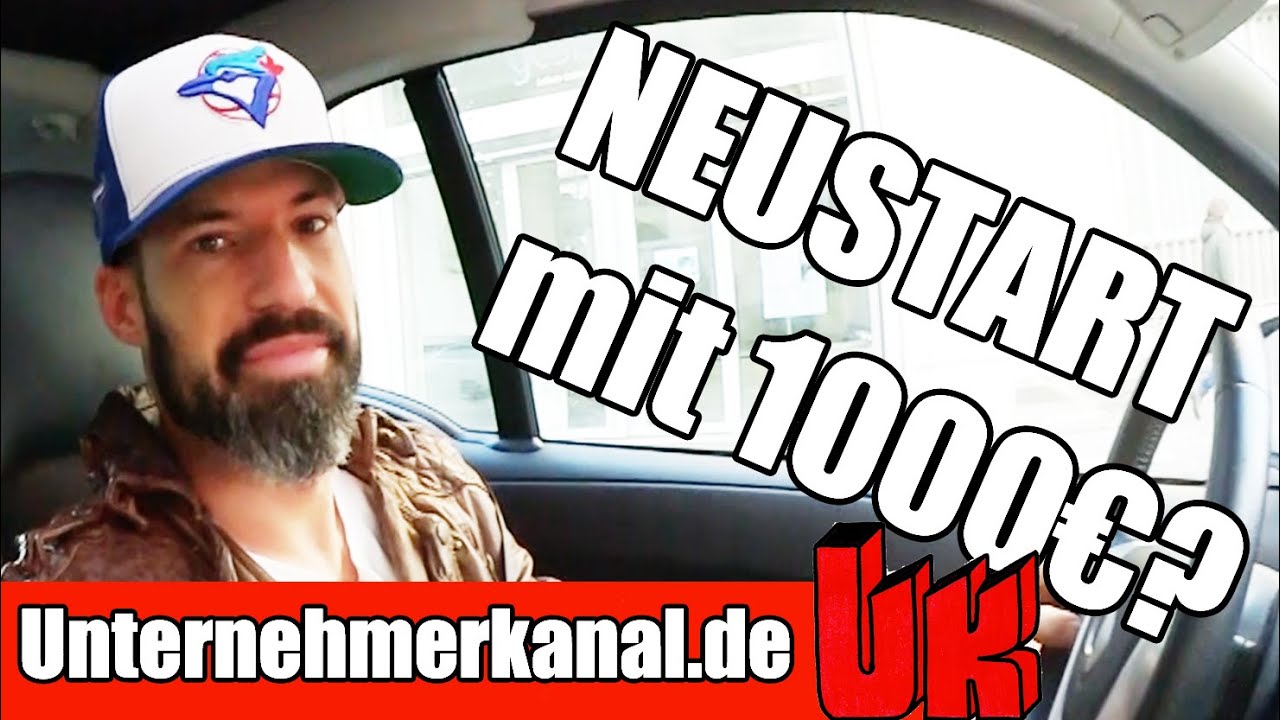Neustart als Unternehmer mit nur 1000€? Das würde Matthew Mockridge tun ...