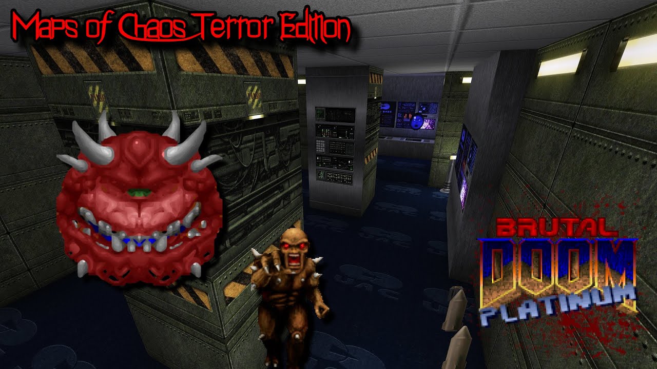 Brutal Doom Platinum - Mapa 1 Entrada - YouTube