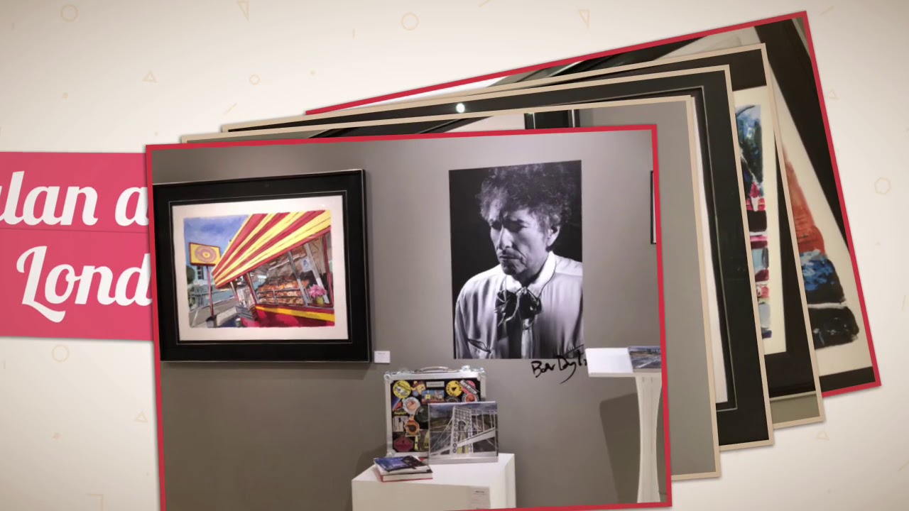 Bob Dylan: Paintings at Harrods London - £ 175.000 - YouTube