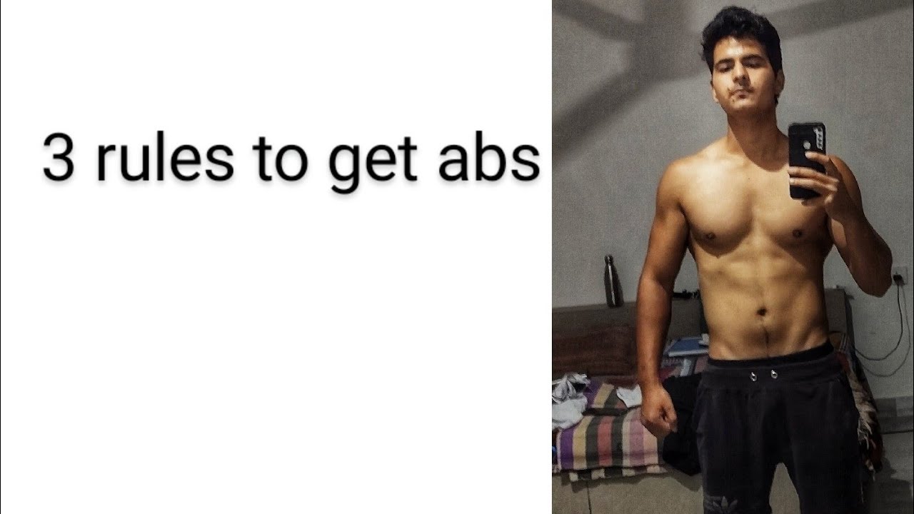 visible abs by 3 simple rules in hindi ..3 रूल्स जो आपके एब्स ले आएंगे ...