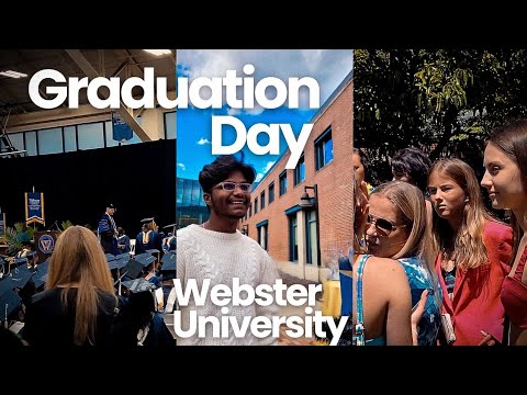Graduation Day at Webster University || Graduation Party Vlog || Telugu ...