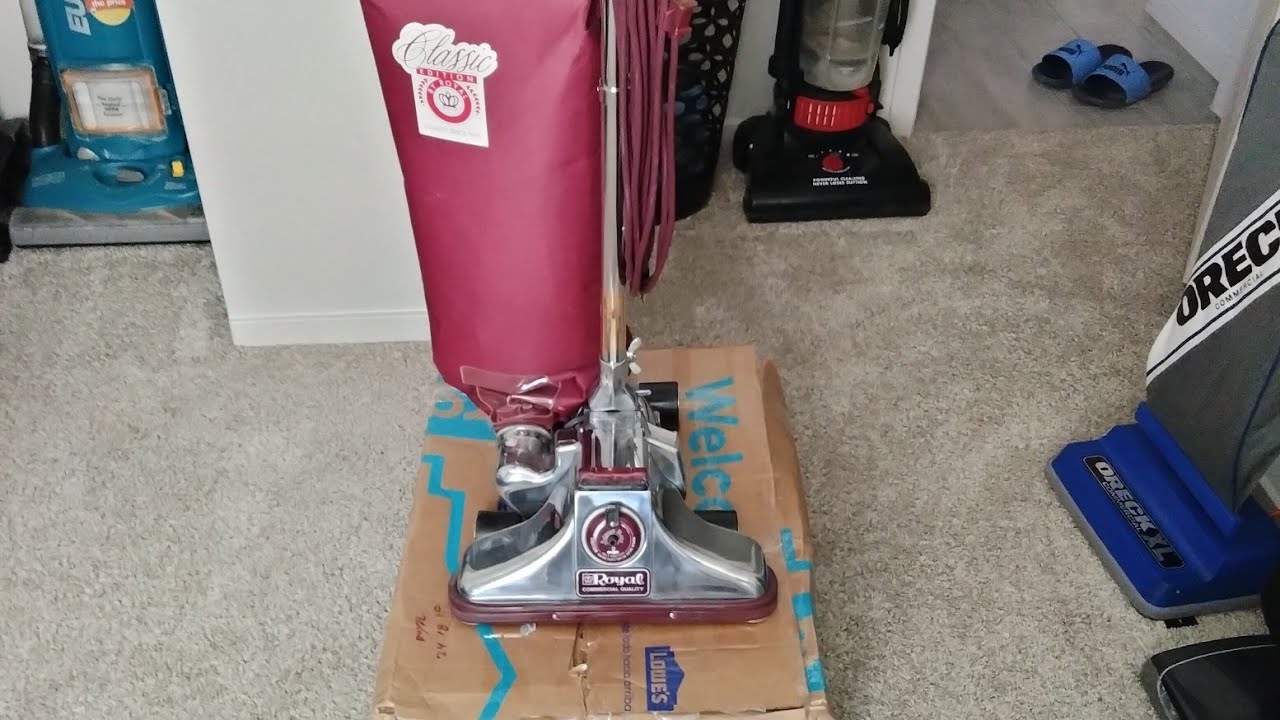 ROYAL ALL METAL UPRIGHT 9700 VACUUM UNBOXING - YouTube